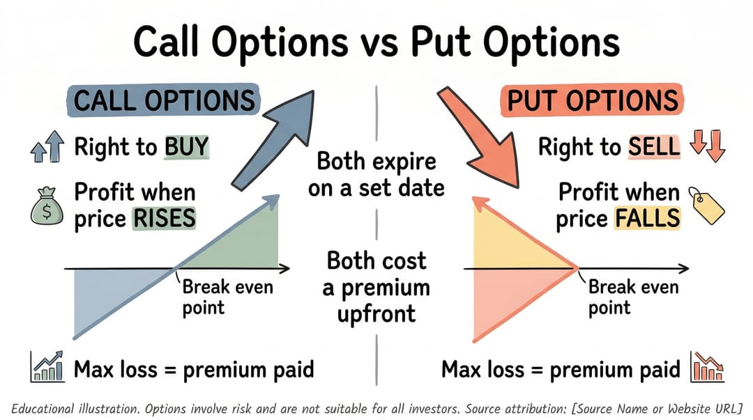 Call vs Put Options: Difference with Examples | StockCram