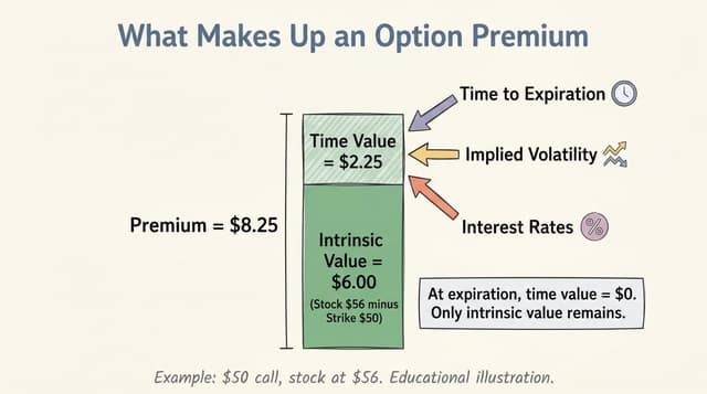 Why Did My Option Lose Value? Premium Explained | StockCram