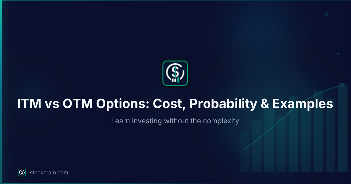 ITM vs OTM Options: Cost, Risk & Examples | StockCram