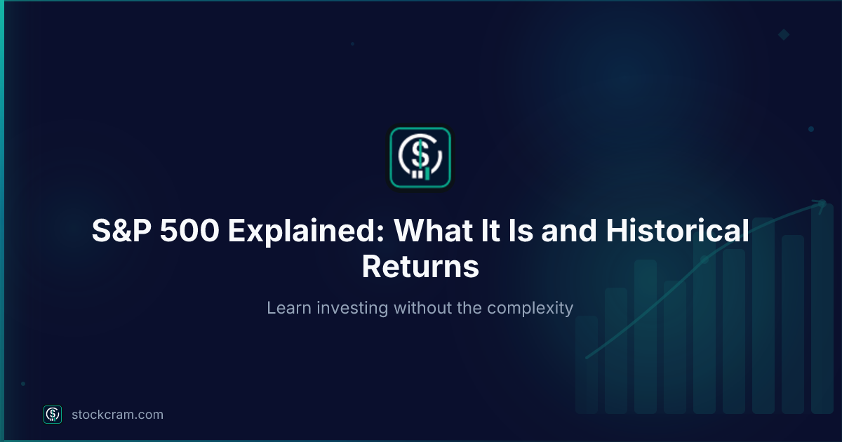 S&P 500 Explained: Historical Returns | StockCram
