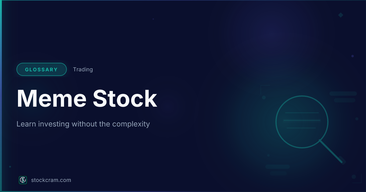 What Is Meme Stock? Definition & Meaning | StockCram
