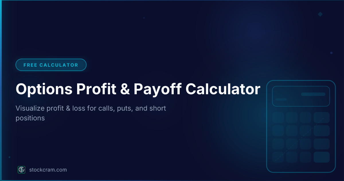 Options Profit & Payoff Calculator | StockCram